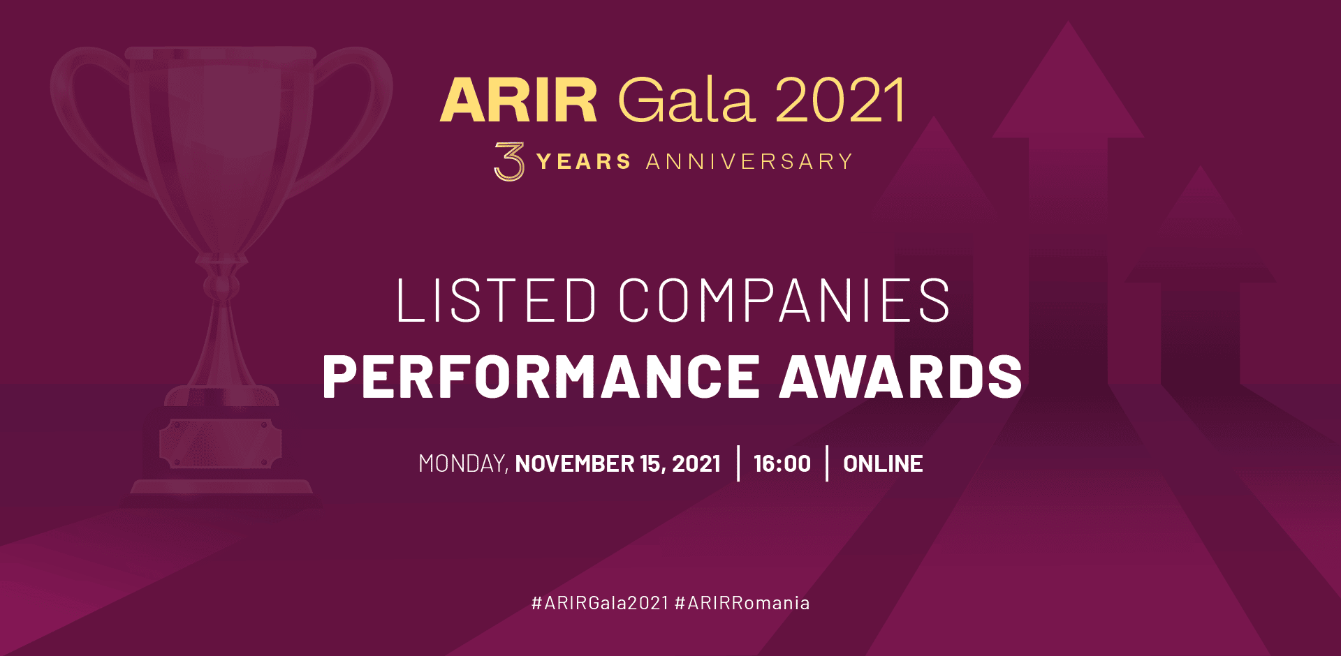 ARIR Gala 2021 - Asociația Română pentru Relația cu Investitorii